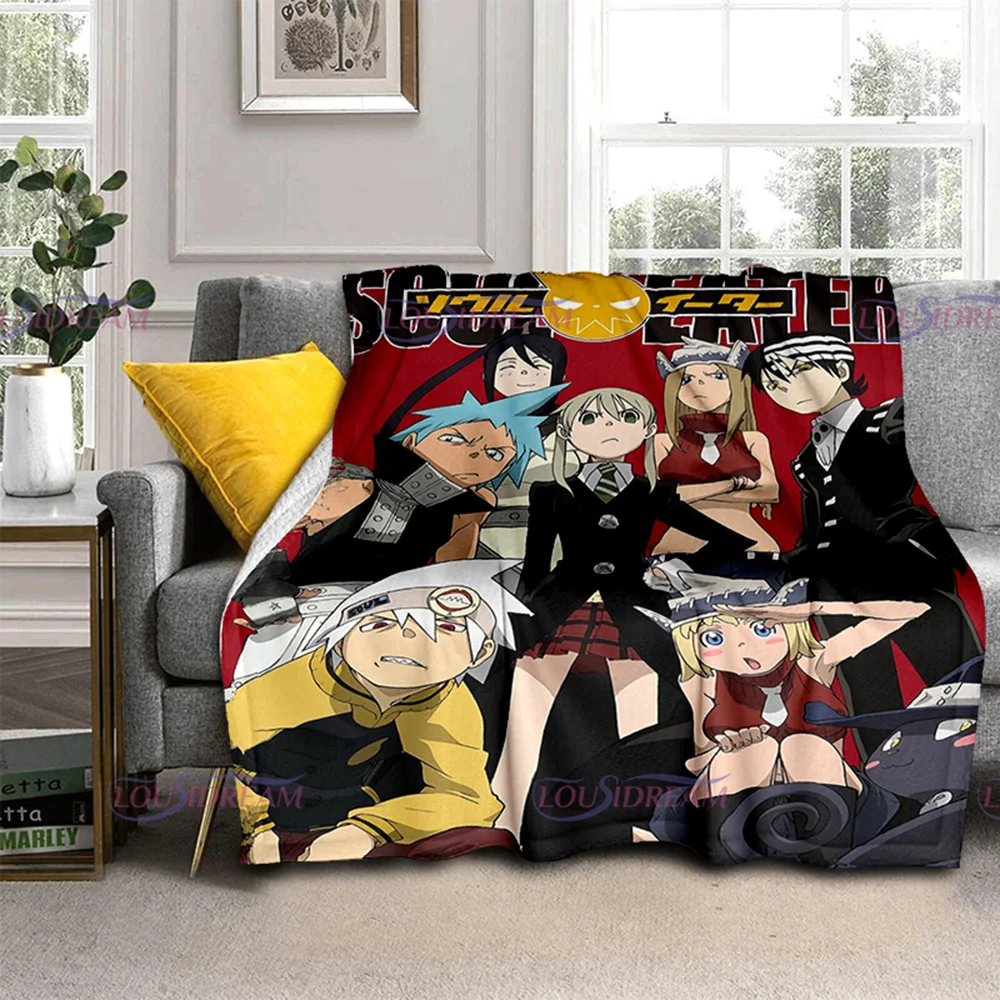 Anime-Soul-Eater-Blanket-Spread-Ultra-Soft-Throw-Blanket-Warm-Bed ...