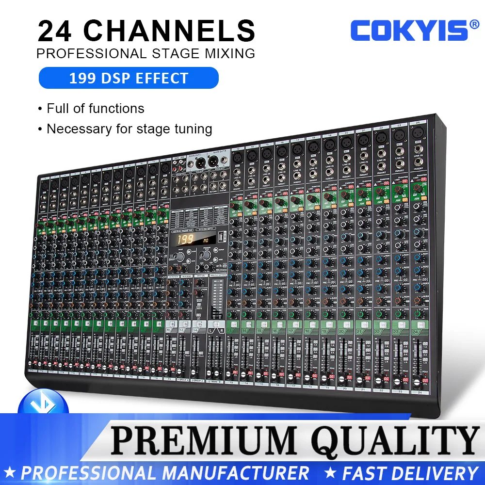 Professional-DJ-Mixer-de-udio-24-canais-Bluetooth-Canal-Mixer-de-udio ...