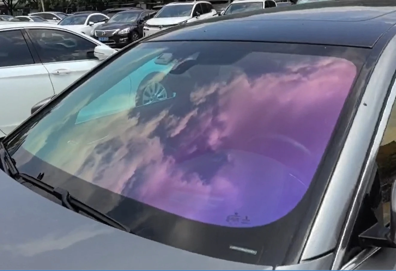 1mX30m VLT70% Purple Chameleon Film Car Foil High Heat Rejection ...