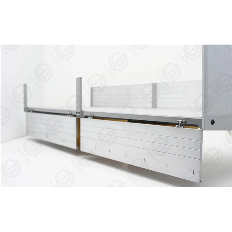 CNC Aluminum Alloy KIT Fenced Carriage Body Cargo Box 1/14 For Tamiya ...