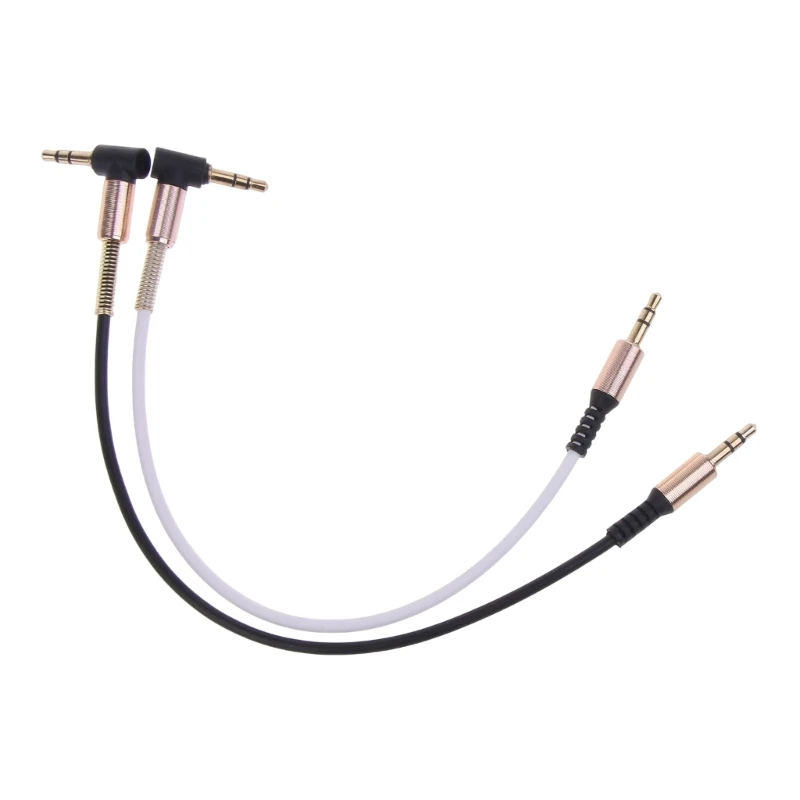 90-Degree-Extension-Line-AUX-Cable-Wire-for-3-5mm-Headphones-Tablets ...