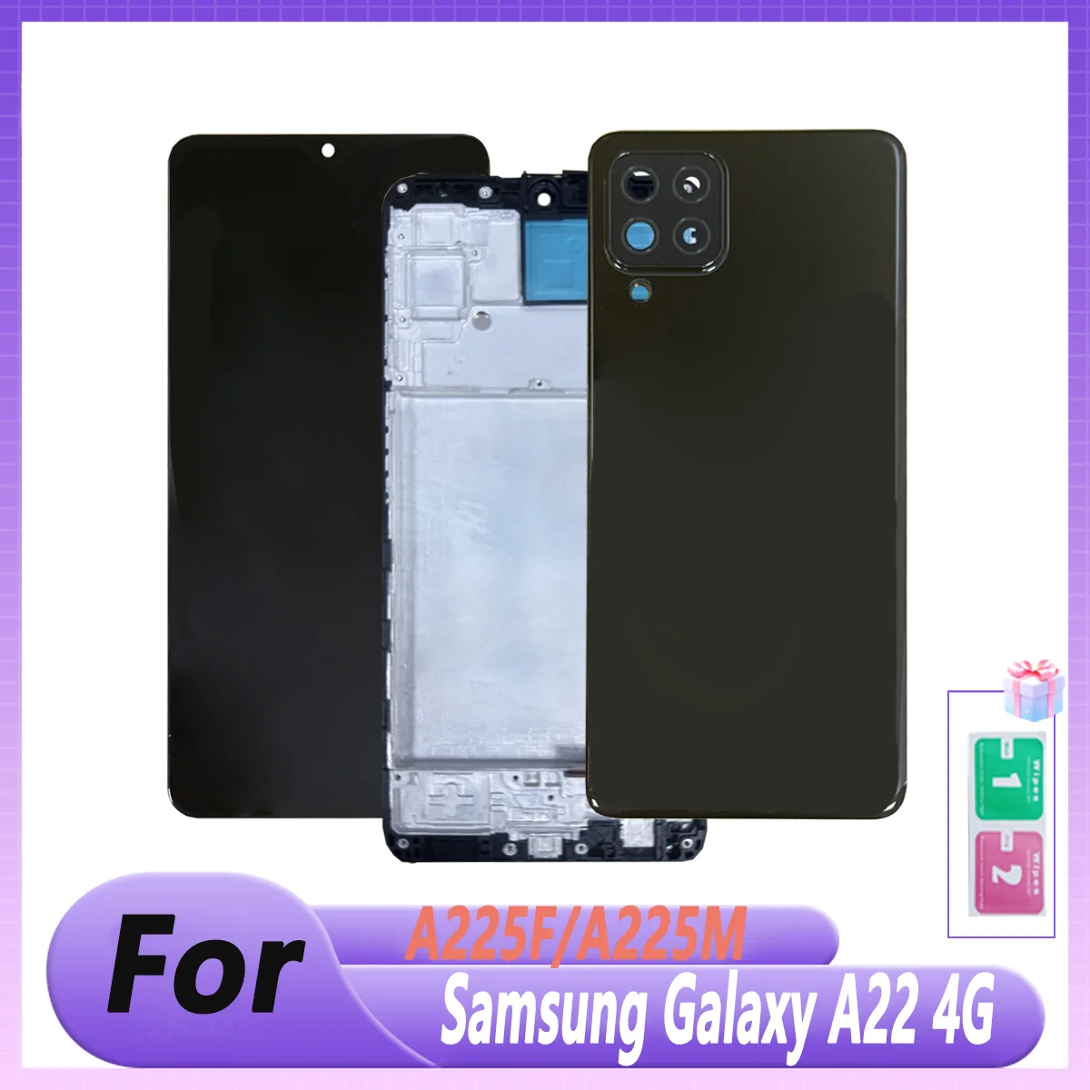 New Display For Samsung A22 4G A225 LCD Touch Screen Digitizer Repair ...