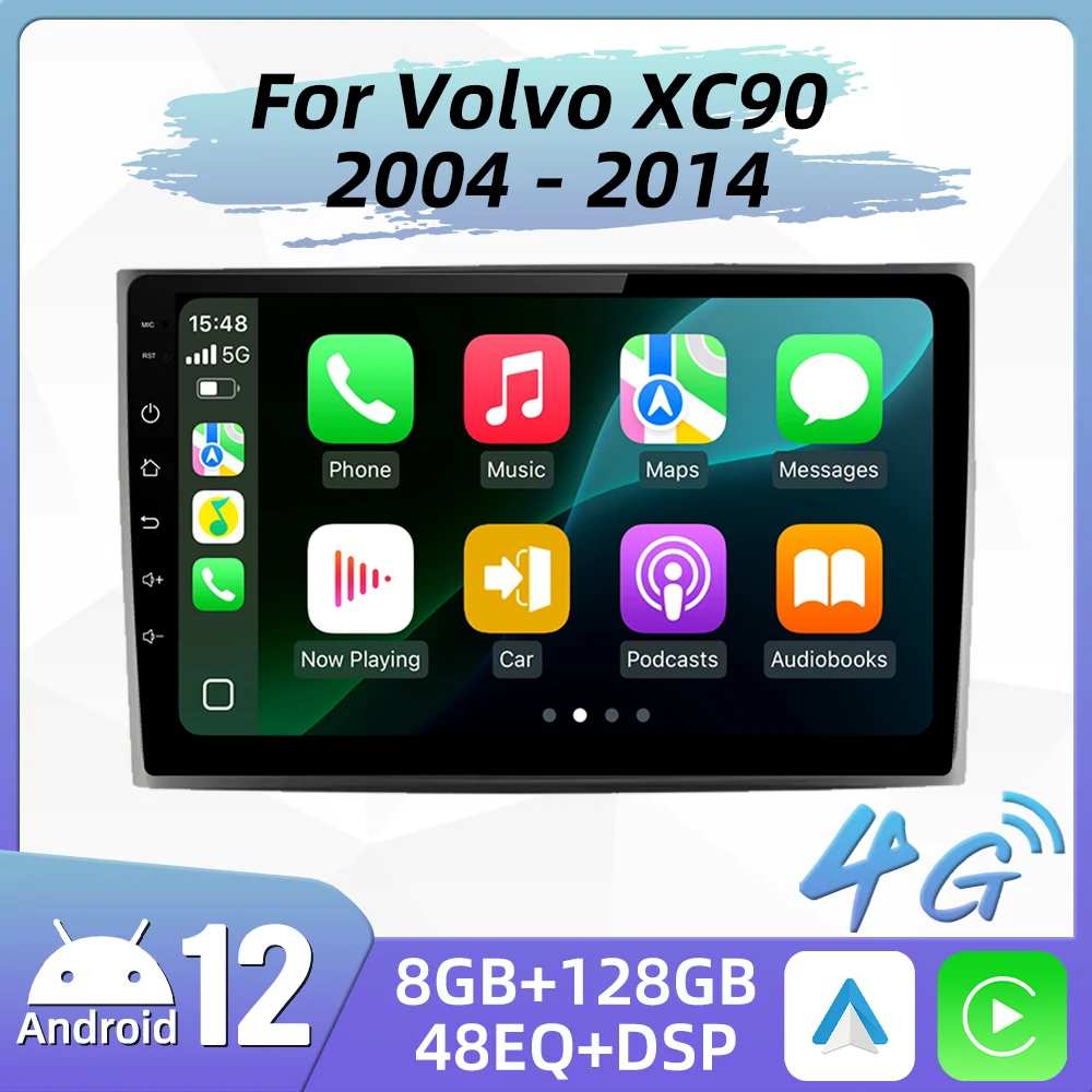 Carplay Car Radio For Volvo XC90 2004 - 2014 2 Din Android Car ...