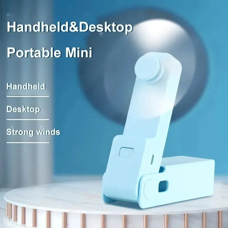 USB-Foldable-Small-Fan-with-Strong-Wind-Power-Charging-Ultra-Long ...