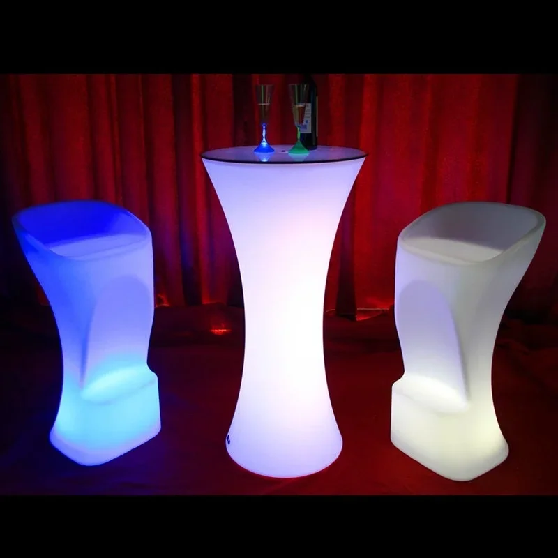 Led-Colorful-Luminous-Bar-Furniture-Table-and-Chair-Waterproof-Bar ...