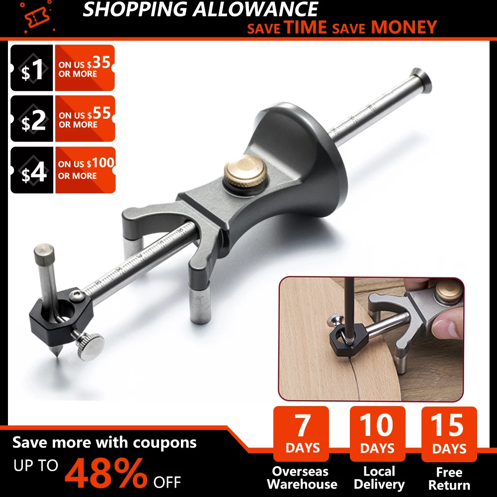 Linear Arc Scriber Woodworking Measuring Tool Marking Gauge Scribers ...