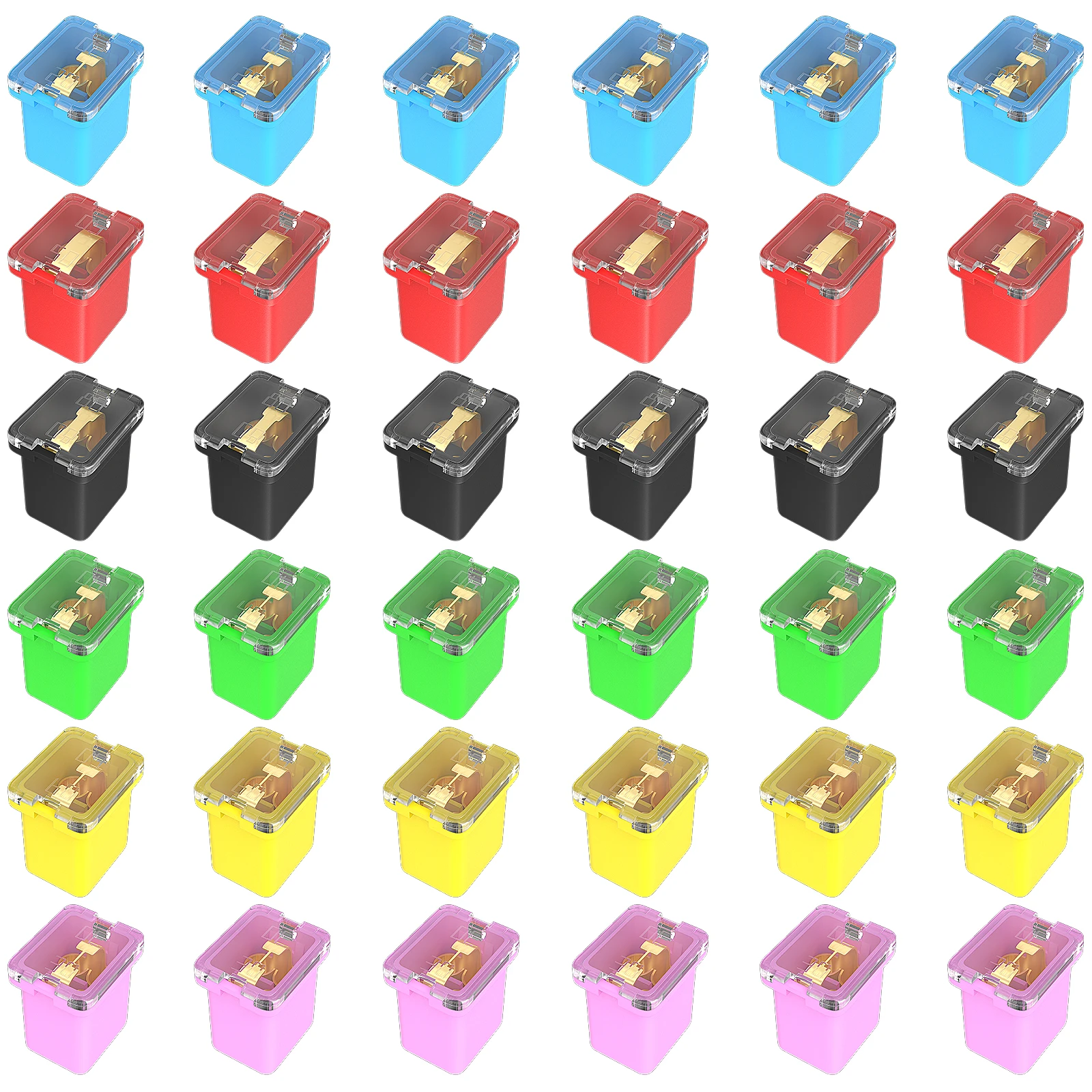 DaierTek-36PCS-Jcase-Fuse-Assortment-Kit-Automotive-Low-Profile-Box ...