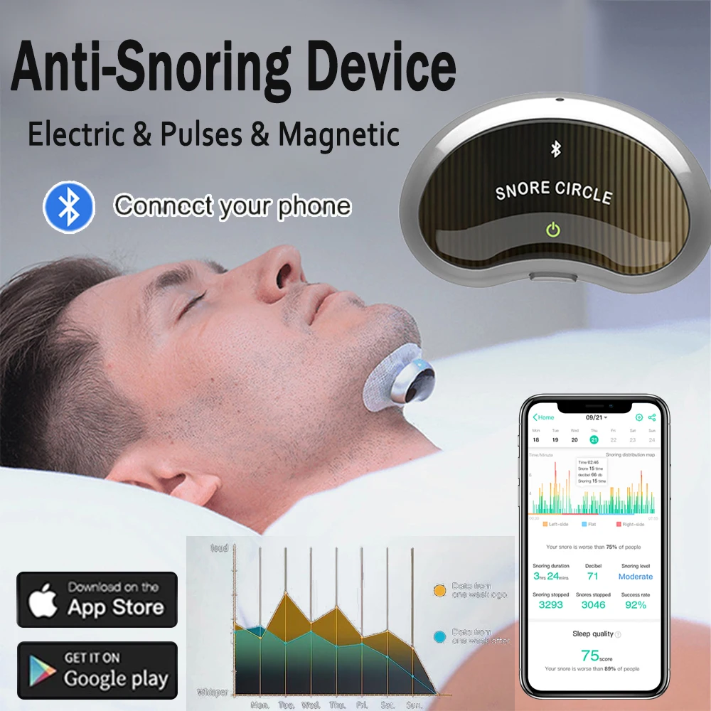 EMS-Electric-Anti-Snoring-Device-Sleeping-Muscle-Stimulator-Magnetic ...