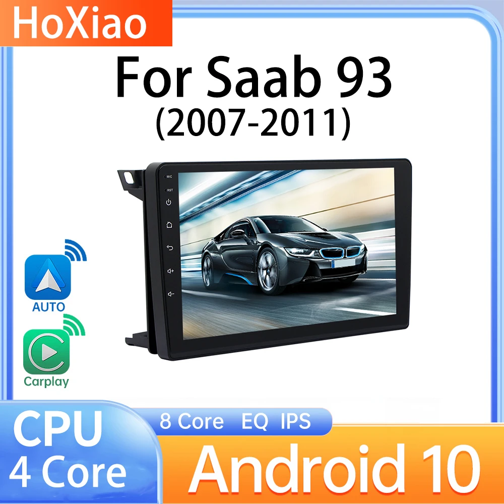 Android 13 Car Multimediafor Saab 93 2007-2011 Radio Video Player ...