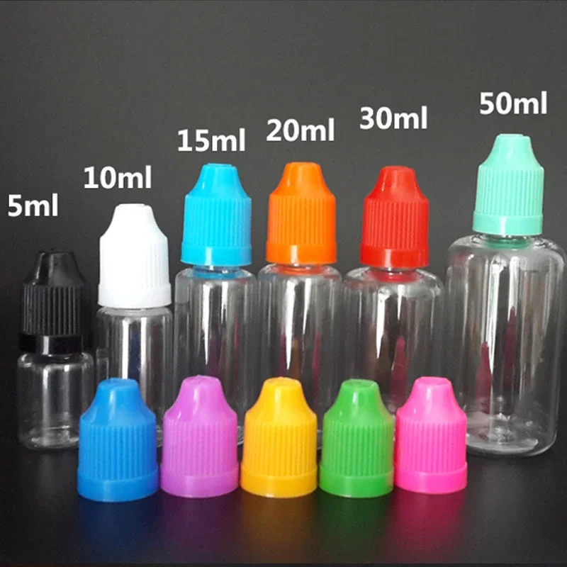 100pcs-Empty-E-Juice-Vials-3ml-5ml-10ml-15ml-20ml-30ml-50ml-PET-Plastic ...