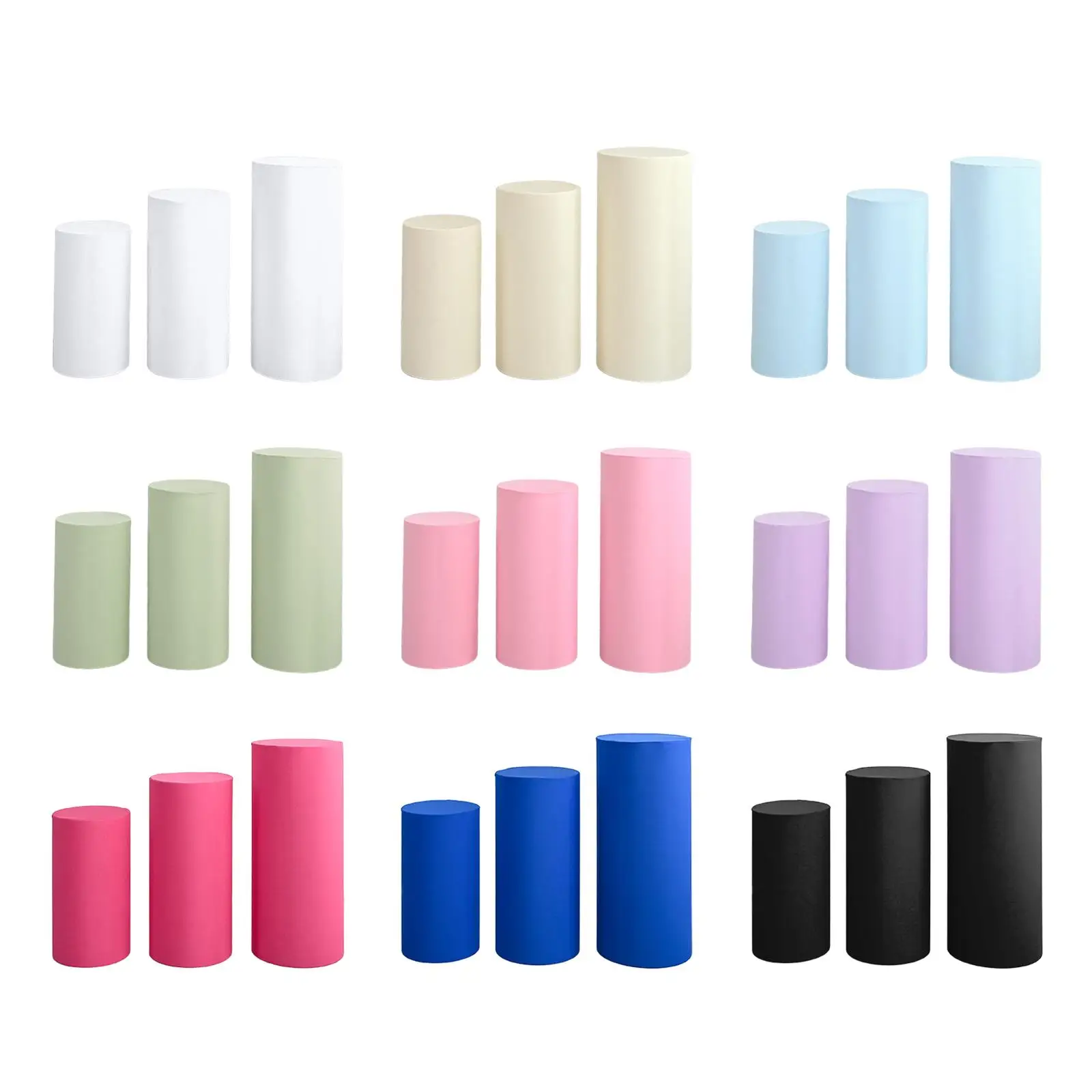 Wedding Cylindrical Dessert Bucket Set Dessert Table Party Decoration ...