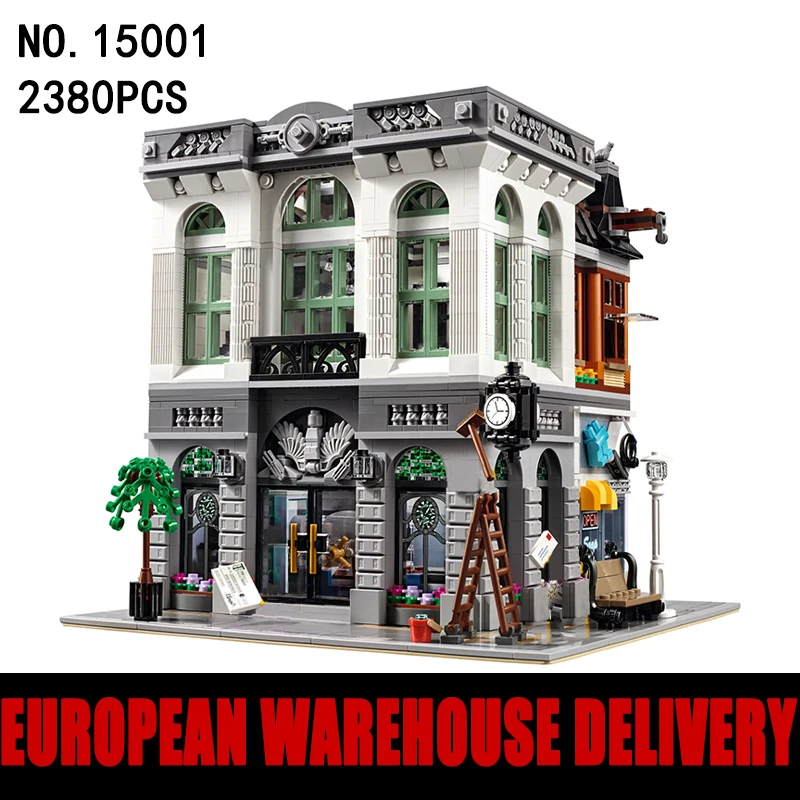 2380Pcs-Architectuur-Huis-Bouwstenen-Banken-Stad-Straat-Uitzicht-Model ...