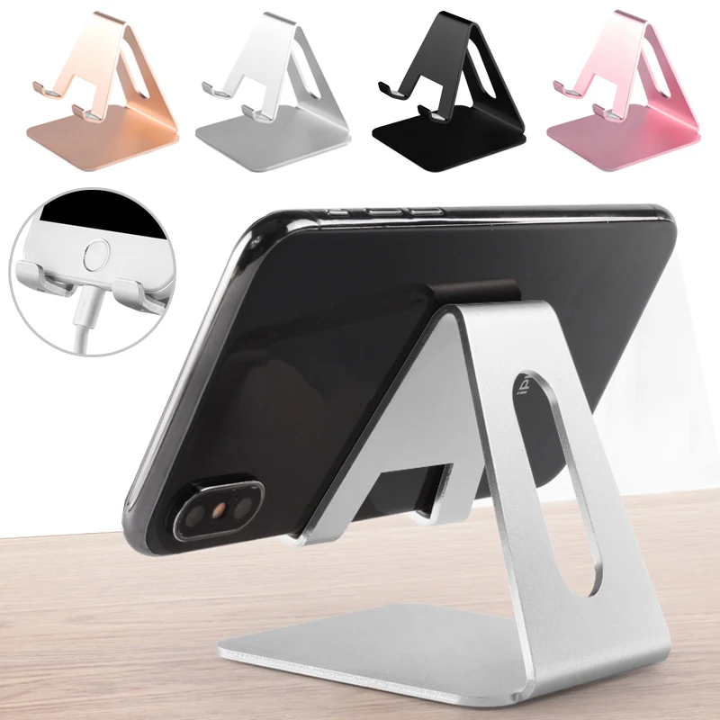 Aluminum Alloy Cellphone Stand Universal Luxury Metal Desktop Phone ...