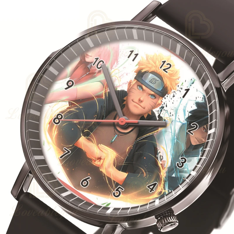 Naruto Watch Uchiha Sasuke Anime Cartoon Electronic Watch Digital ...