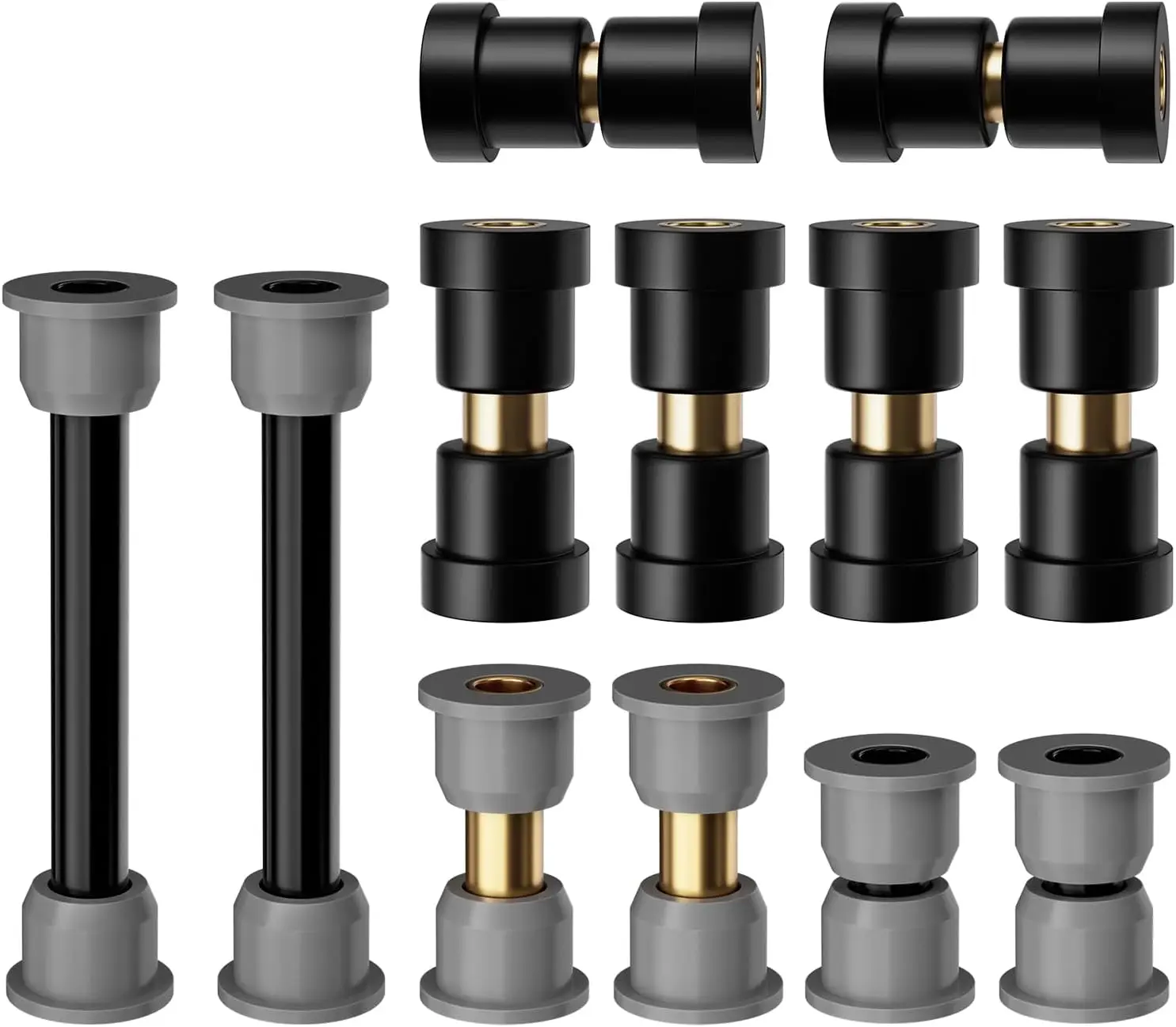 Golf Cart Bushings and Sleeves Kits For Club Car Precedent Front Lower ...