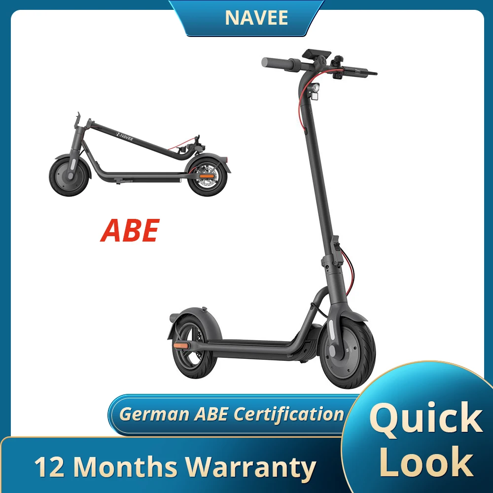 ABE-German-Certification-NAVEE-V40-Electric-Scooter-600W-40km-Max-Range ...
