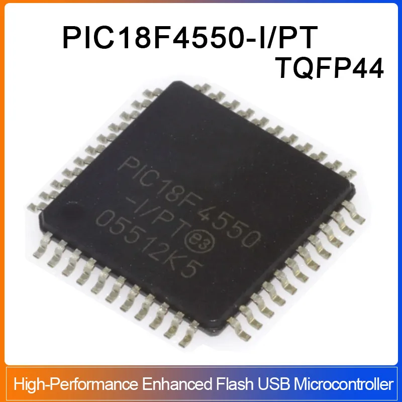 PIC18F4550-I-PT-PIC18F4550-TFQP-44-microcomputer-18F4550-PIC-44-Pin-Enhanced-Flash-USB ...