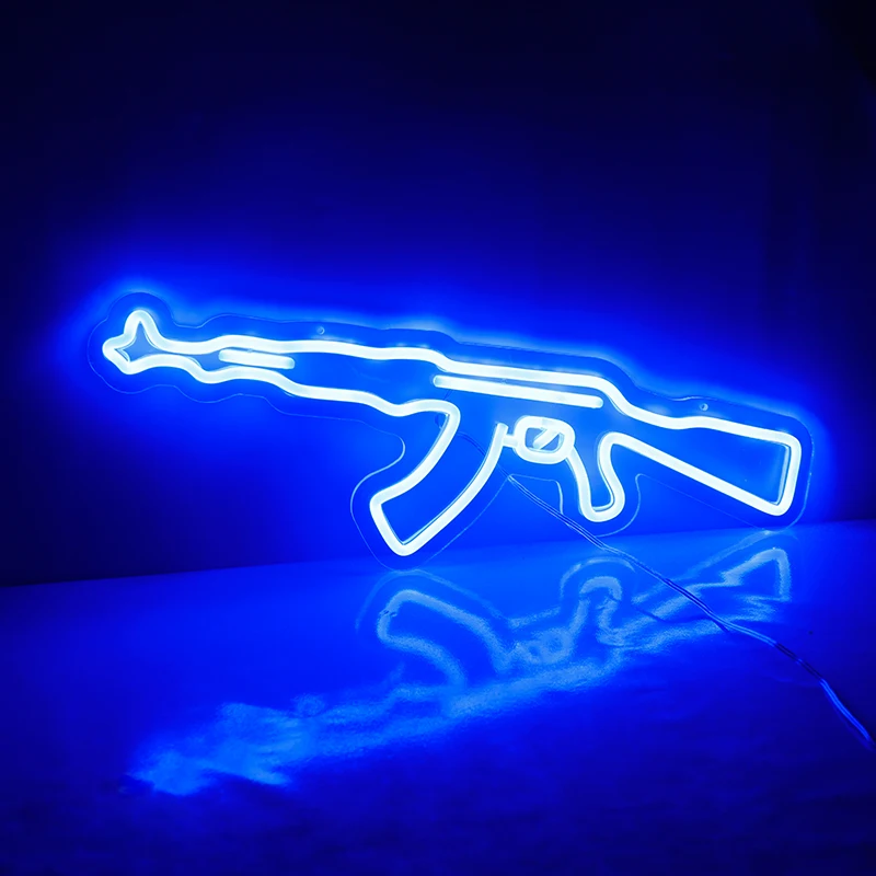 LED-Gun-Neon-Sign-para-CSGO-Game-Room-Decor-Bedroom-Shop-Bar-Party ...