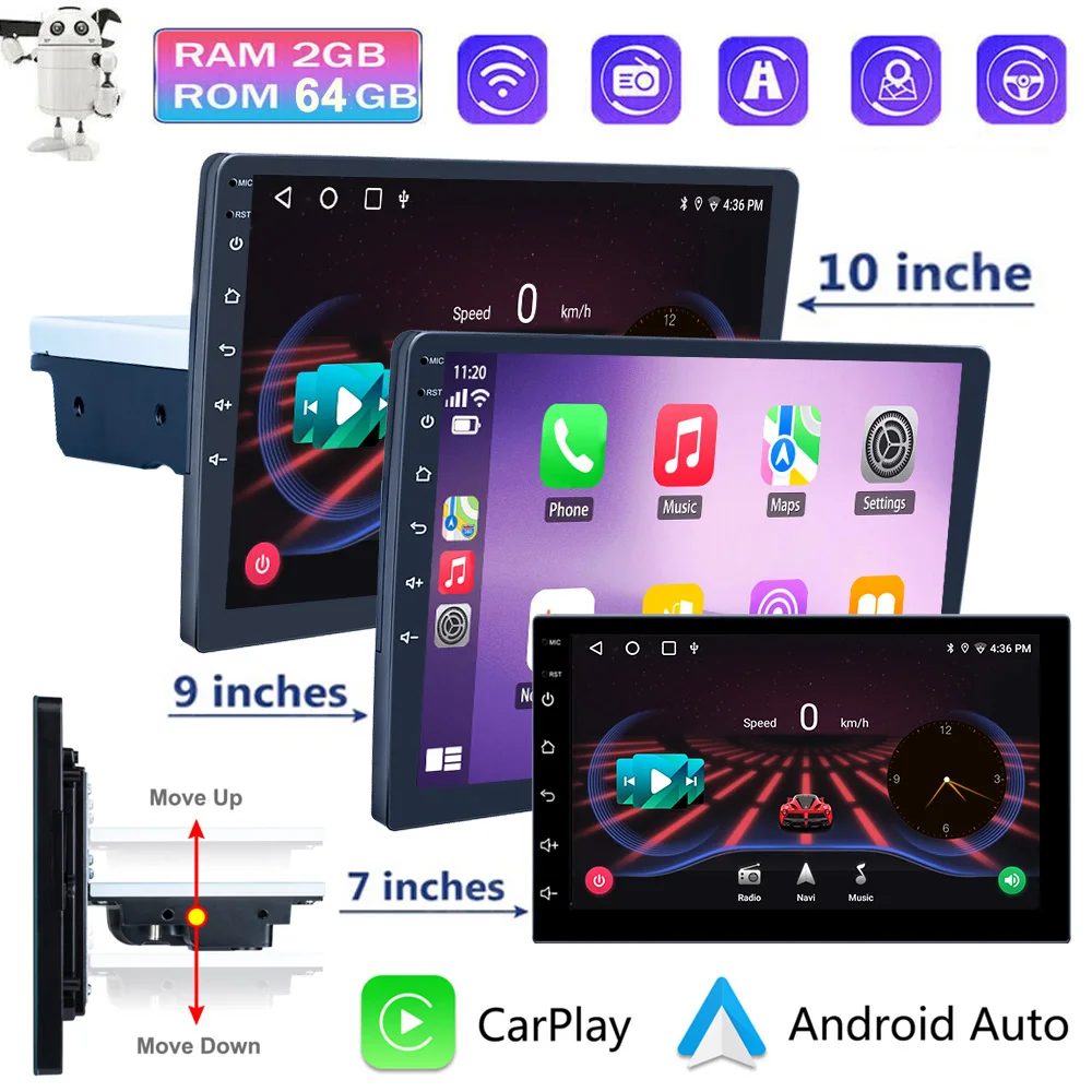 1din-Android12-7-9-10-inch-Car-Stereo-Radio-Adjustable-Universal ...