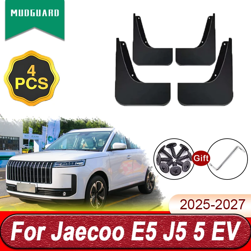 4 Uds guardabarros para Jaecoo E5 J5 5 EV 2025 2026 2027 accesorios ...