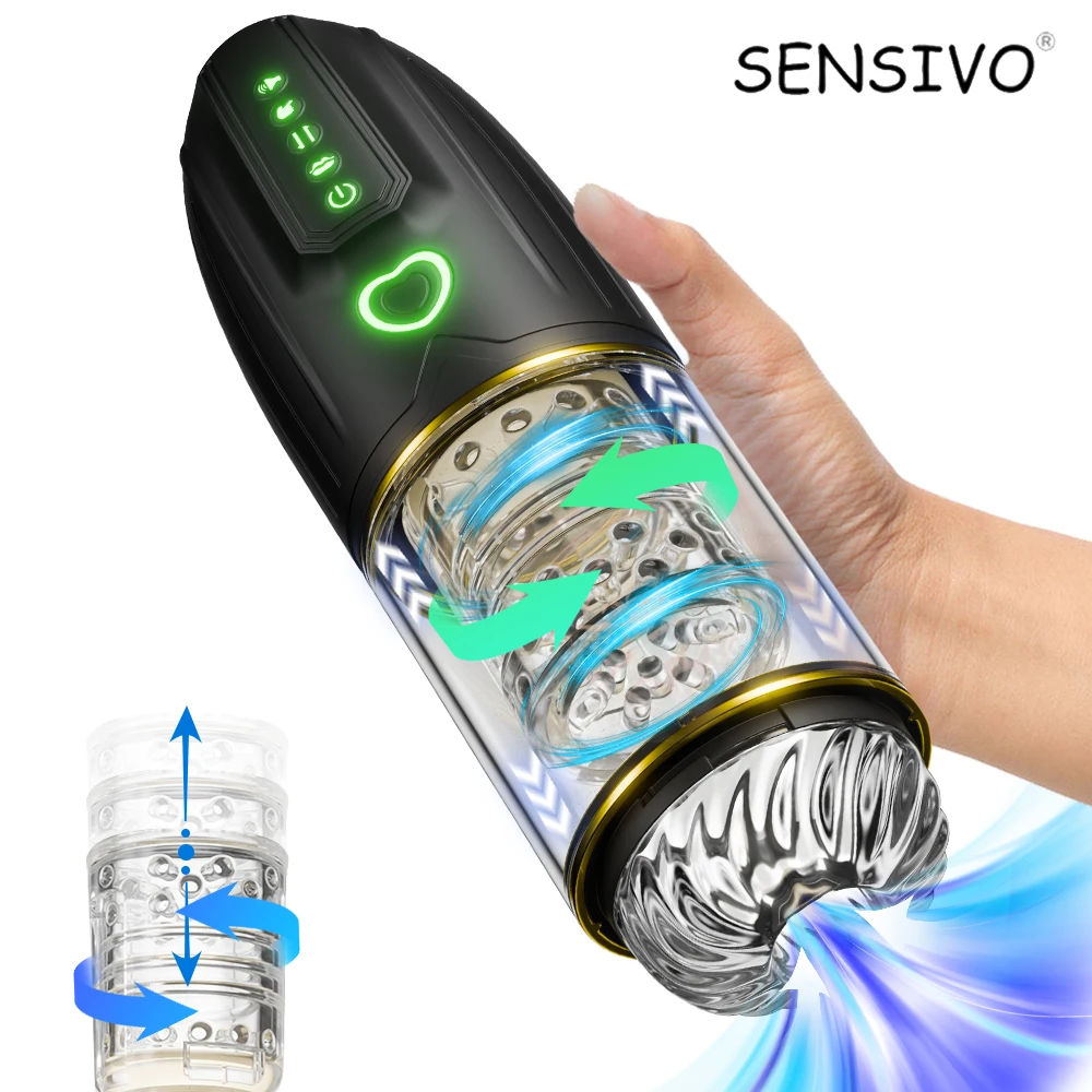 Telescopic-Rotation-Male-Masturbator-Vagina-Masturbation-Equipment-Sex ...