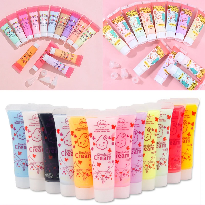 15g 1PCS Imitation Cream Glue Children's Handmade DIY Craft Mobile ...