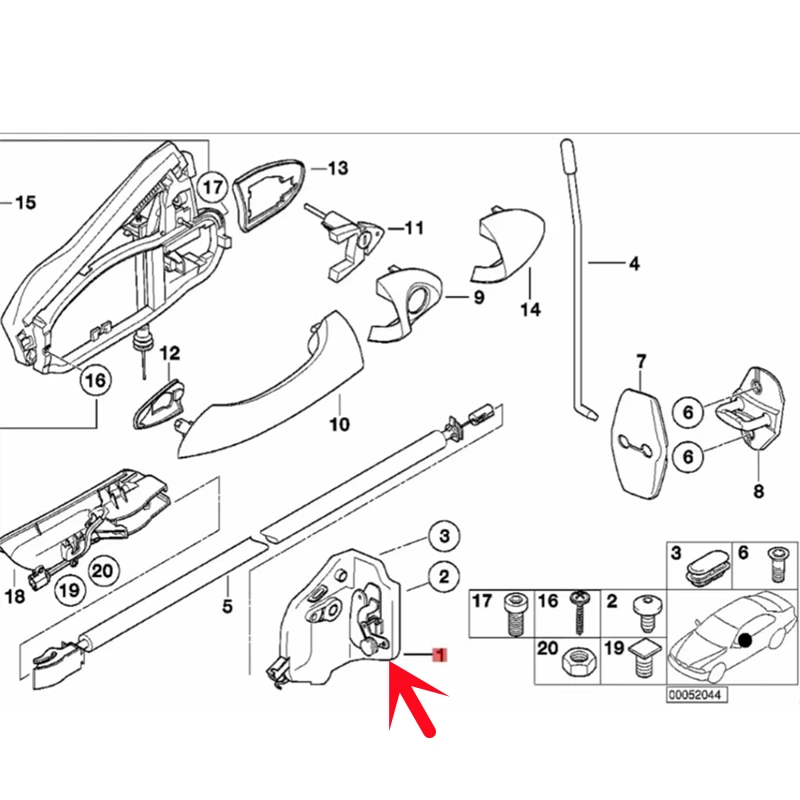 2001 Bmw X5 Window Parts Diagrams