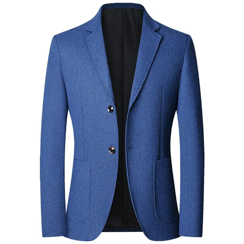 Spring-New-Mens-Blazer-Jacket-Men-Fashion-Casual-Slim-Coats-High ...