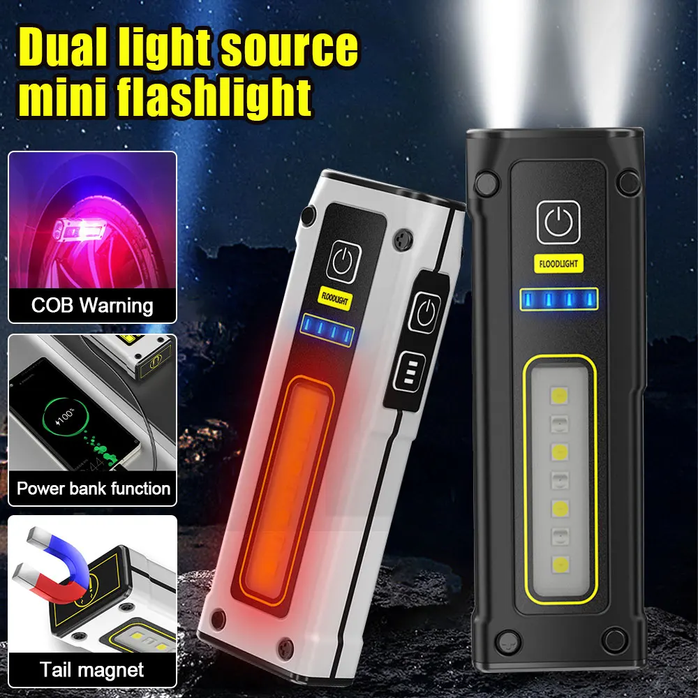 Mini-Multi-function-Flashlight-TYPE-C-Fast-Charging-Dual-LED-Source ...