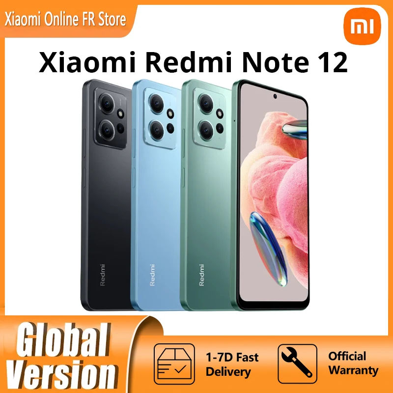 Xiaomi Smartphone Redmi Note 12, versión Global, Snapdragon 685, ocho ...