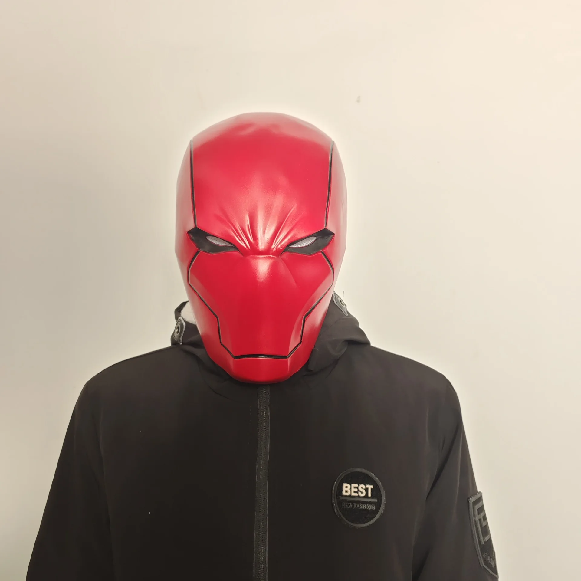 Man-Super-Hero-Cosplay-Red-Hood-Mask-Arkham-Knight-The-Dark-Knight ...
