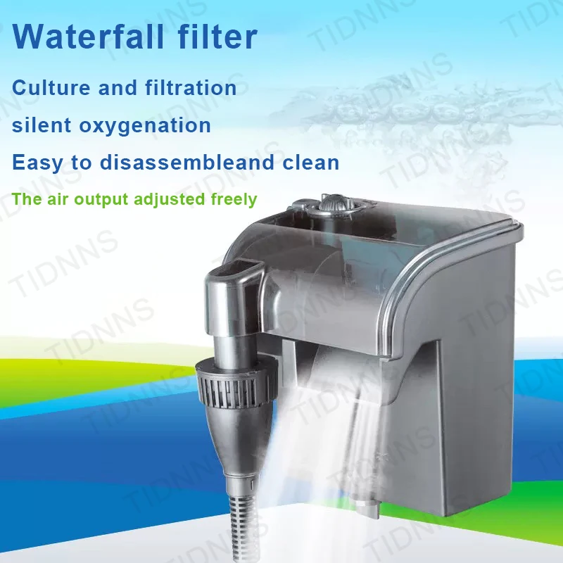 Aquarium-Filter-Fish-Tank-Oil-Skimmer-Fish-Tank-Internal-Filter-Wall ...