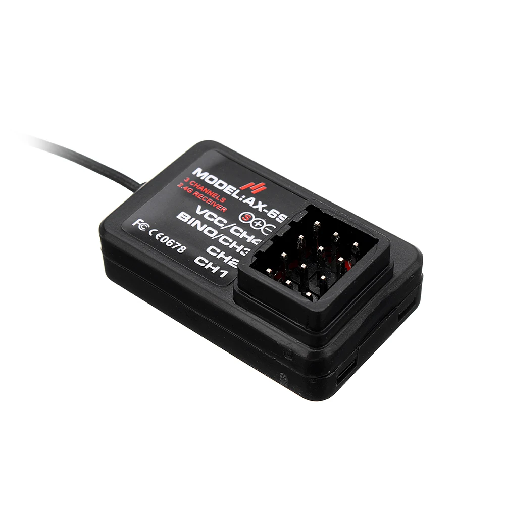 AUSTAR AX6S 2.4G 4CH Receiver for AX6S Remote Transmitter RC Car Boat ...