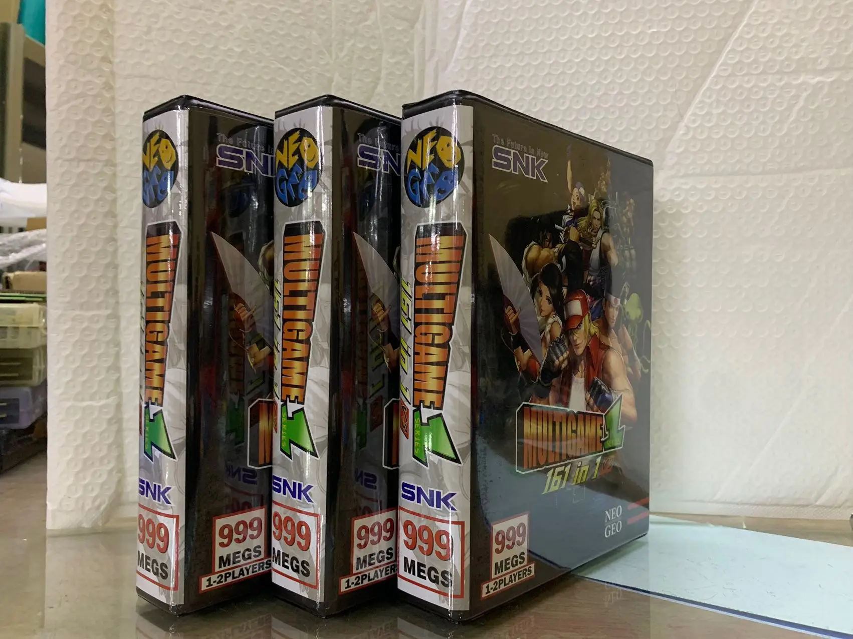 Snk neogeo mvs shockbox com capa arte cartão de jogo arcade caixa de ...