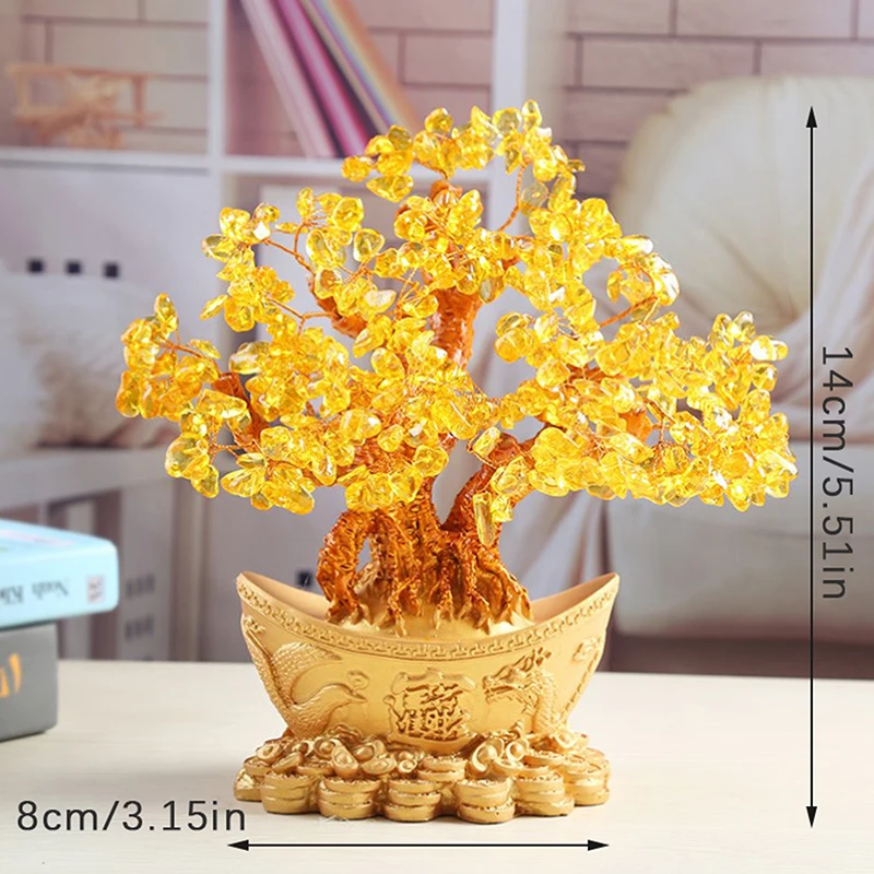 Lucky-Money-Tree-Chinese-Gold-Ingot-Crystal-Fortune-Tree-Ornament ...
