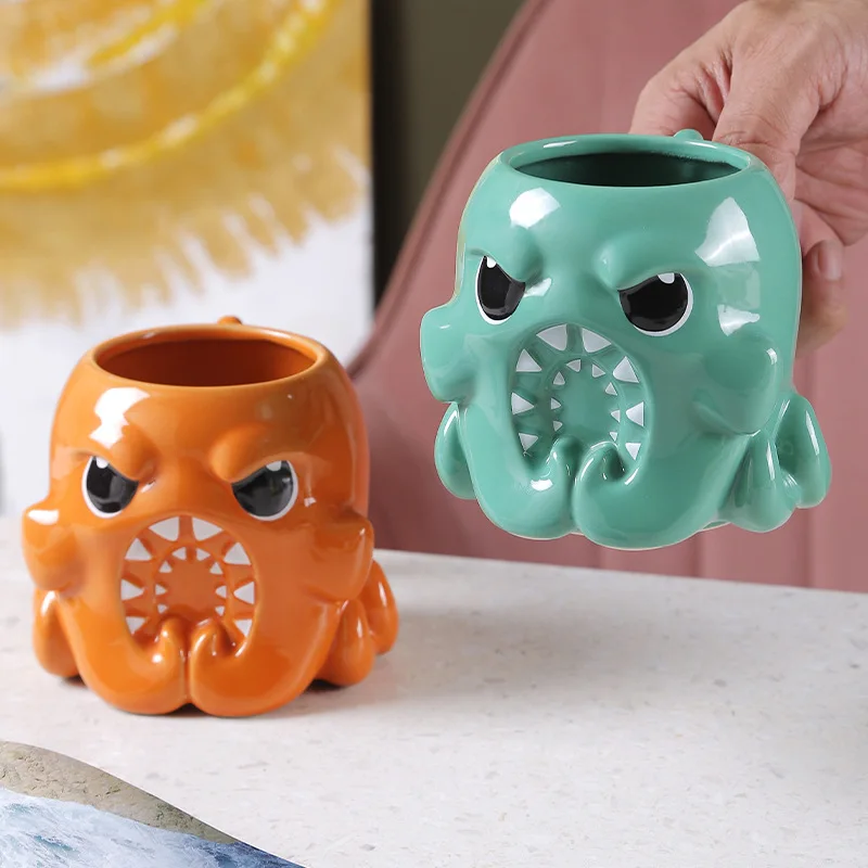 Cute-Octopus-Coffee-Ceramic-Mug-Ocean-Theme-Creative-Coffee-Milk-Tea ...