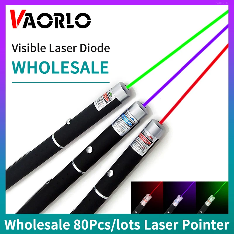 Wholesale 80Pcs/lots Laser Pointer 5mw Visible Laser Diode Red Green ...