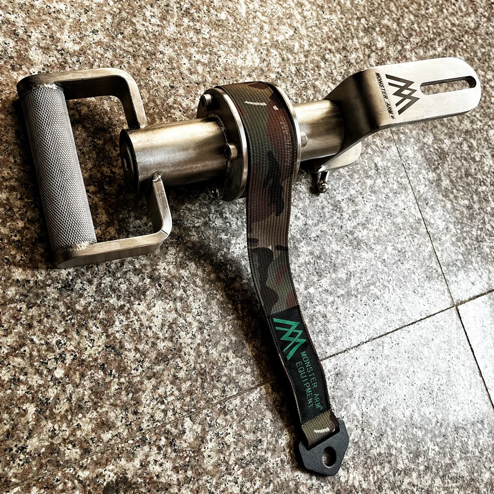 Solid Heavy Duty Arm Wrestling Bearing Handle Armwrestling Roller Grip ...