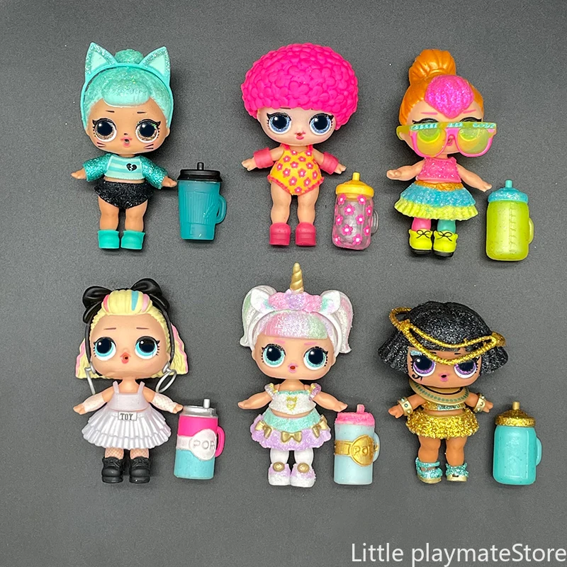 LOL 인형 오리지널 피규어 8CM 액션 빅 자매 액세서리 완구 어린이 놀이 집 장난감 소녀 크리스마스 생일 선물|Action ...