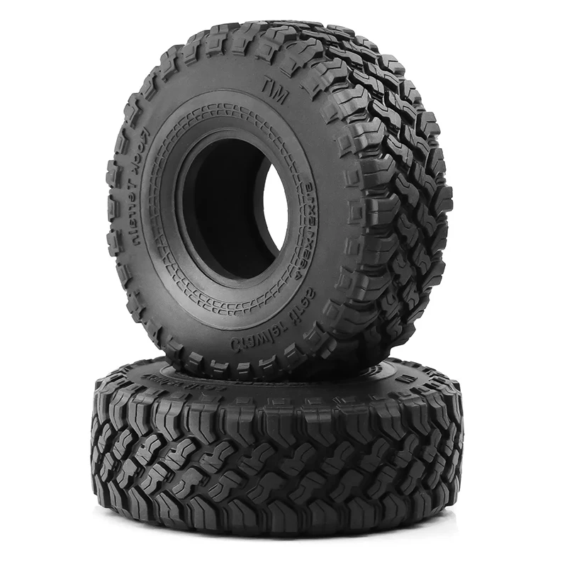 115mm 1.9" Soft Rubber Tires for 1/10 RC Crawler Cars - Compatible with ...