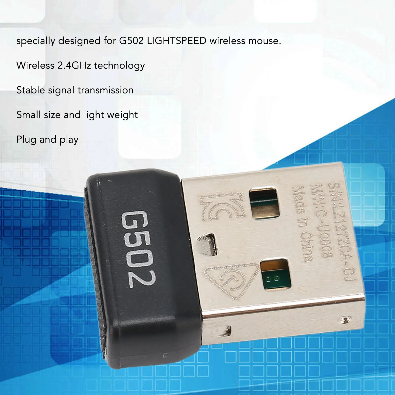 Receptor-USB-inal-mbrico-receptor-USB-de-2-4-GHz-estable-Peque-o-port ...