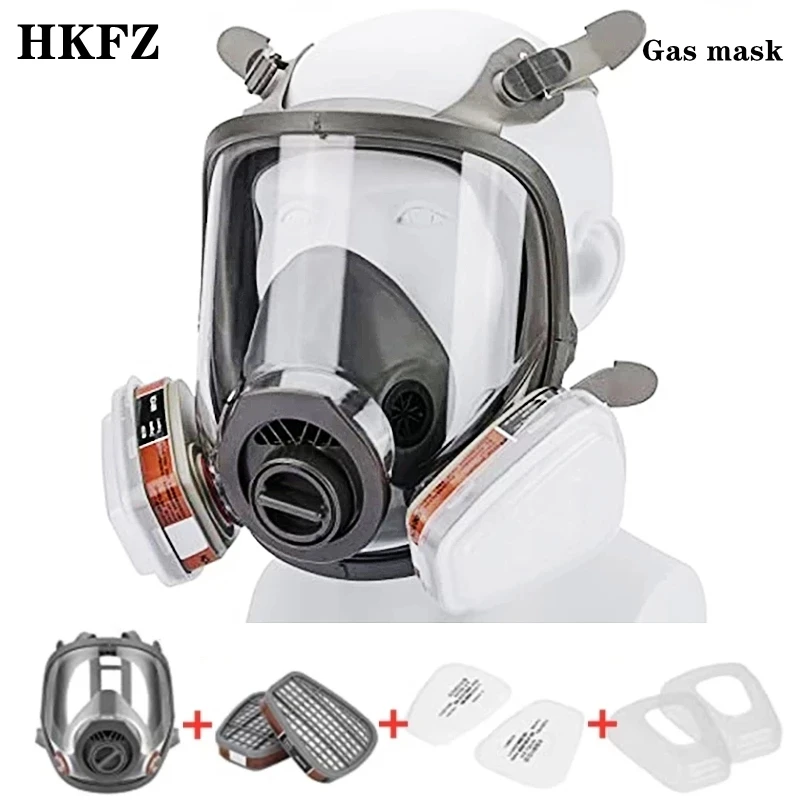 Gas Mask Acid/organic/ammonia 6800 Full Face Mask Respirator Paint ...
