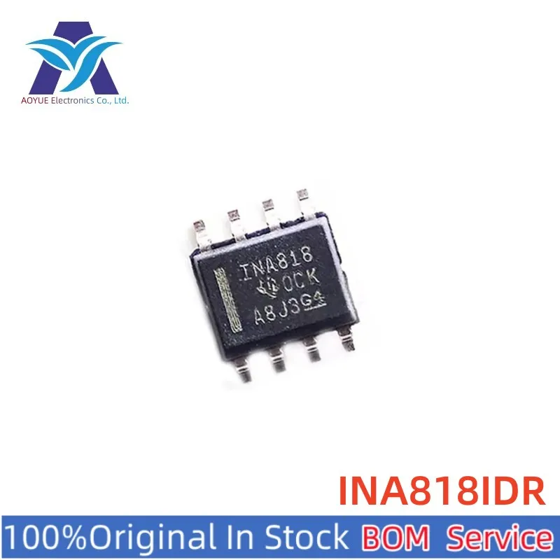 New-Original-Stock-IC-Electronic-Components-INA818IDR-INA818-SOP8-TI ...