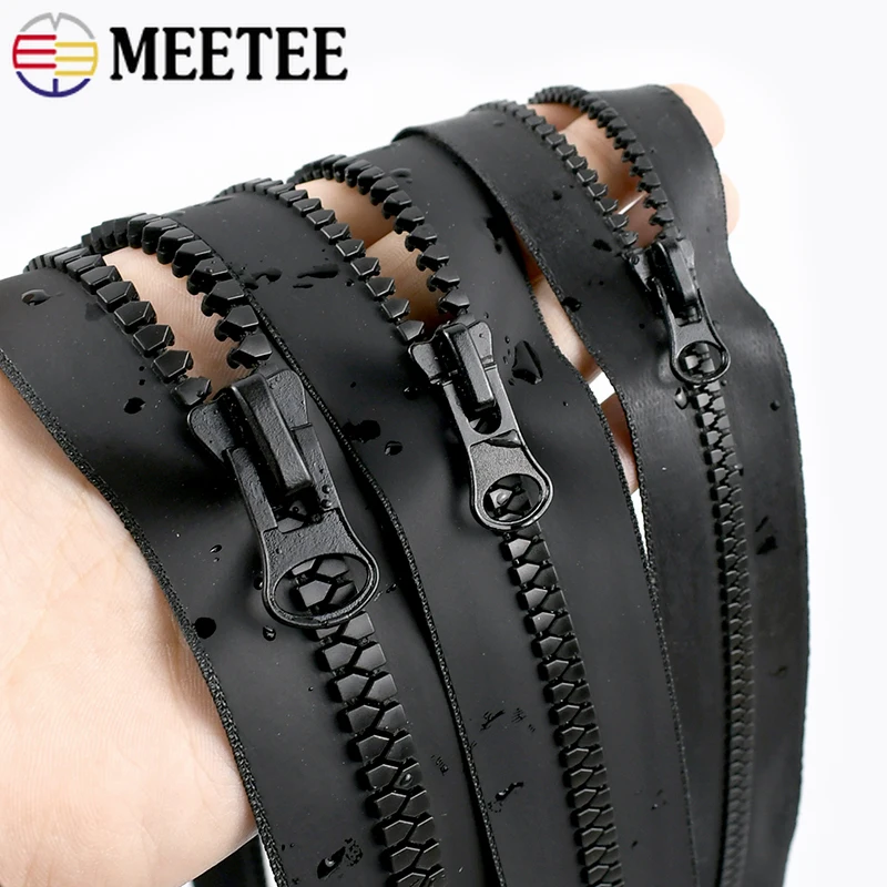5/10/20M Meetee 5# 8# Waterproof Zipper Tape By Meter Resin Zippers ...