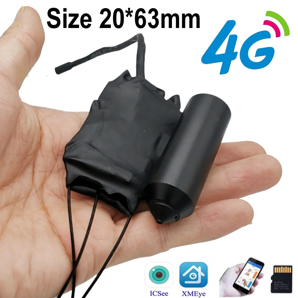 Super Mini DIY 3G 4G LTE Sim Card Camera Wifi In 64G SD Card Network ...