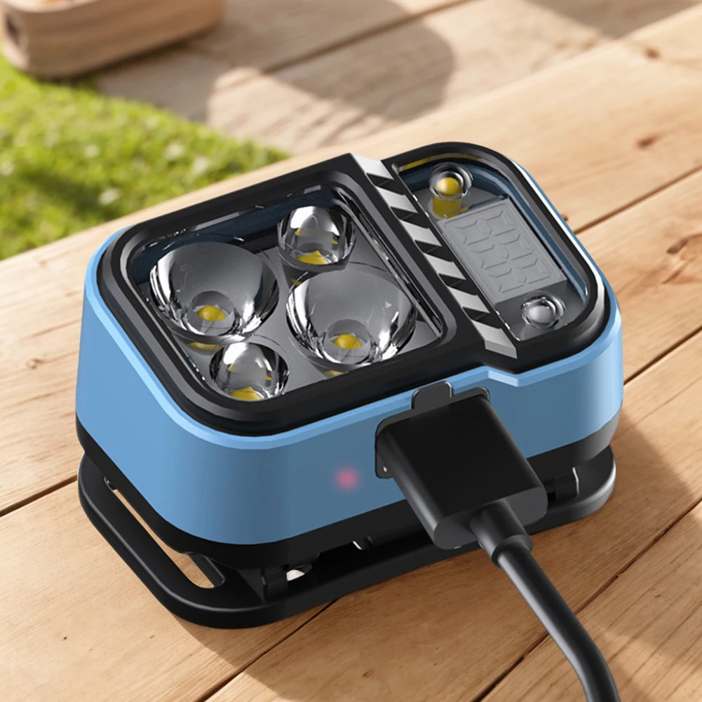 Светодиодные яркие налобные фонари, водонепроницаемые перезаряжаемые ...