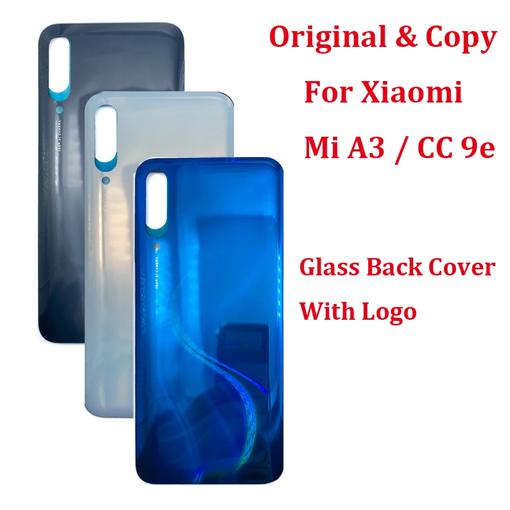 Back Cover Phone Xiaomi Mi A3 | Original Mi A3 Back Cover Glass - 100% ...