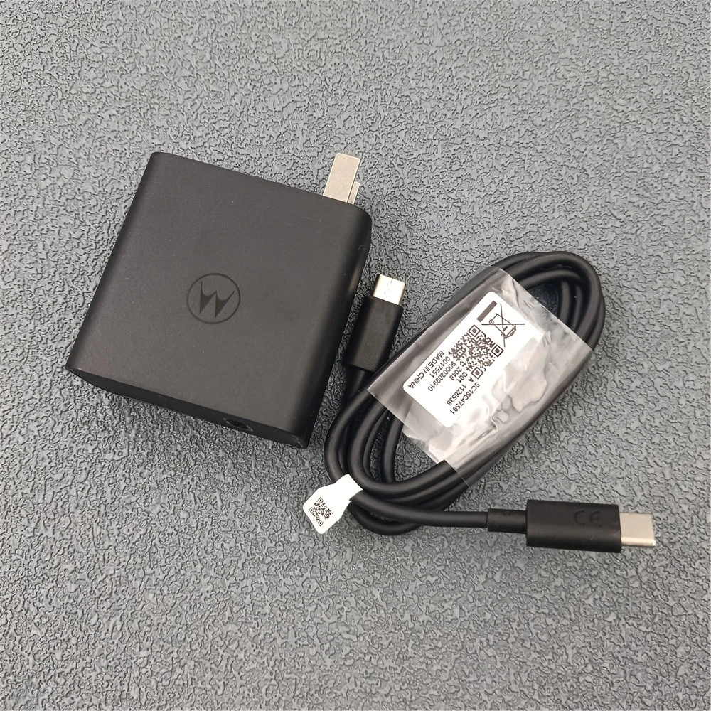 Cargador original Motorola de 125 W, adaptador de corriente PD de doble ...
