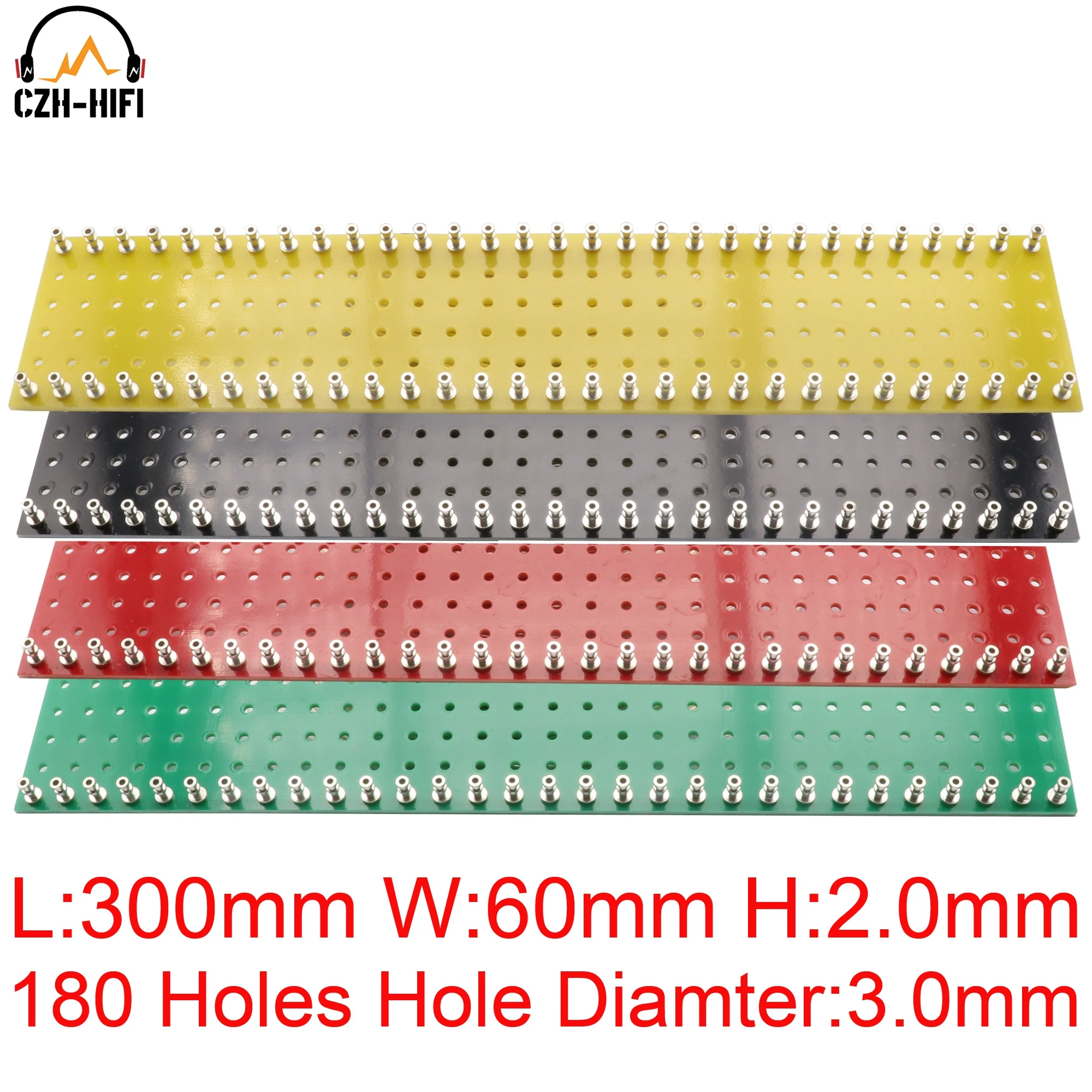 1pc-300x60x2mm-60-posts-Turret-Board-Lug-Terminal-Board-Tag-Strip-For ...
