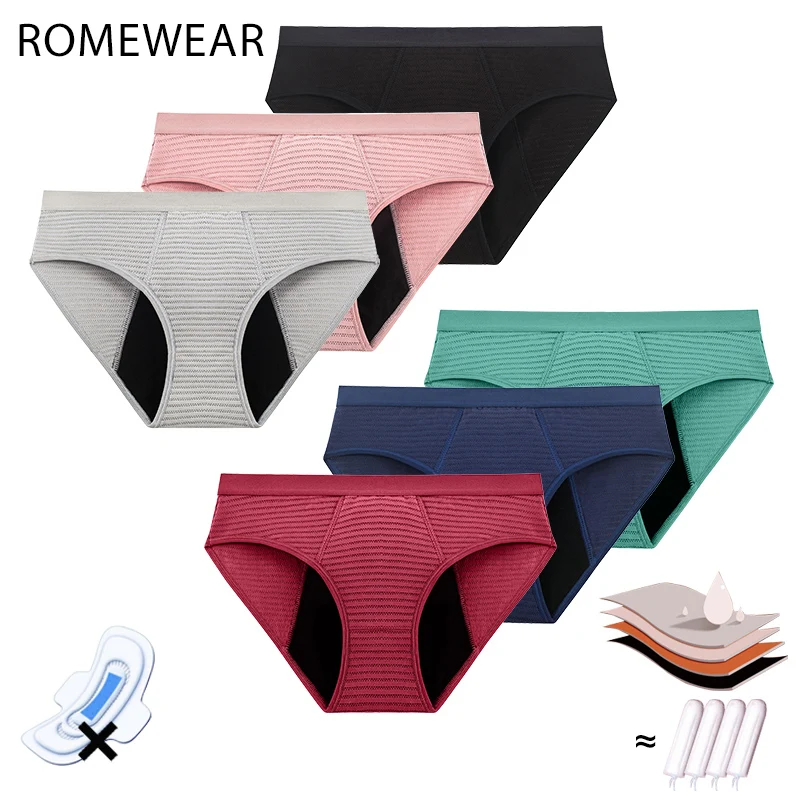 Breathable-Mesh-Cotton-Menstrual-Panties-For-Women-Girls-Heavy-Flow ...